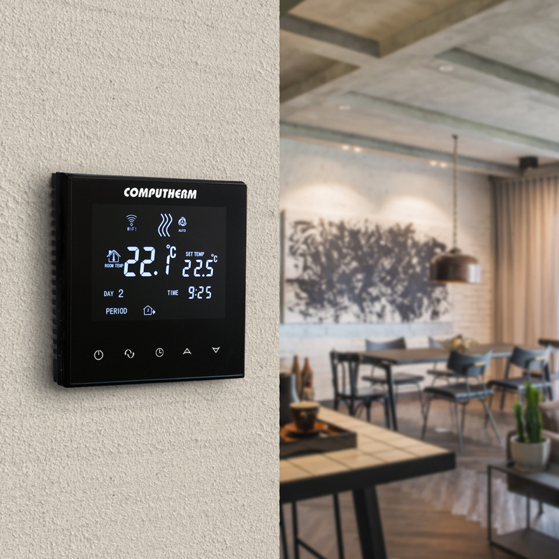 Computherm E300 Wifi programozható szobatermosztát radiátoros- és padlófűtési rendszerekhez ...