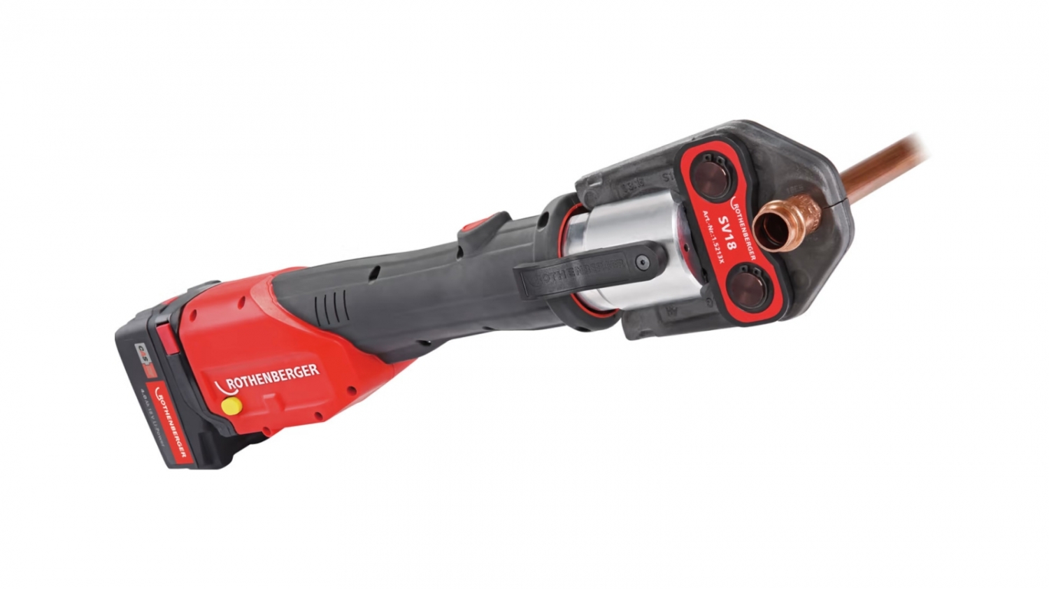Rothenberger ROMAX 4000 Elektrohidraulikus présgép ROCASE bőröndben ...